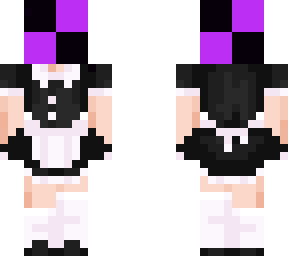Missing Texture in a maid dress | Minecraft Skin