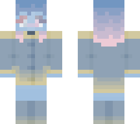 Blue Fish Girl | Minecraft Skin