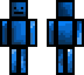 blue man | Minecraft Skin