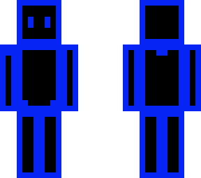 Blue neon | Minecraft Skin