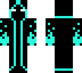 cyan demon | Minecraft Skin
