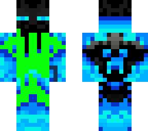 green jumper blue enderman | Minecraft Skin