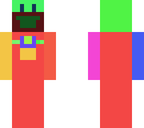 green red panther | Minecraft Skin