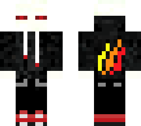 preston fire enderman gamer | Minecraft Skins