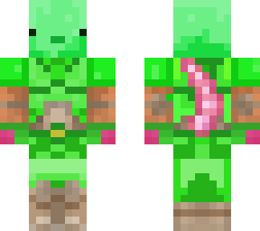 Slime Axolotl | Minecraft Skin