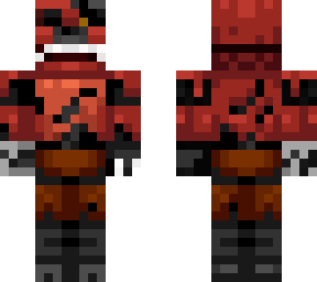 fnaf 4 nightmare foxy | Minecraft Skins