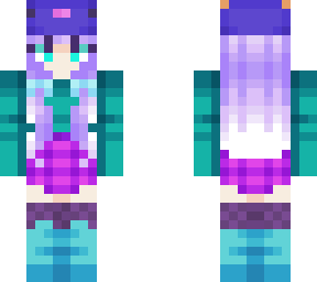 Axolotl Blue Cute Minecraft Skins