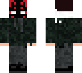 Black fox mask | Minecraft Skin