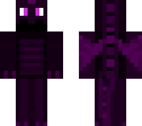 Black/Purple Ender Dragon | Minecraft Skin