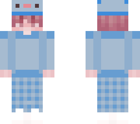 Boy Blue Axolotl Pog Minecraft Skins