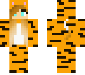 Cute Tigergirl | Minecraft Skin