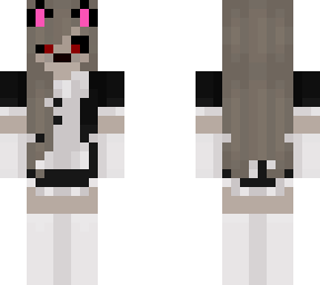 Demon Cat Girl In Maid Outfit | Minecraft Skin