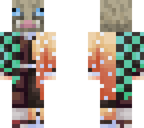 inosuke tanjiro and zenitsu | Minecraft Skin