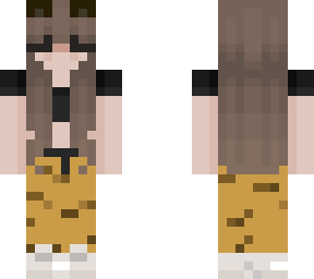 Leopard Girl | Minecraft Skin