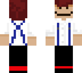 mullet man | Minecraft Skin