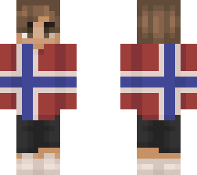 Norway Flag Jumper | Minecraft Skin