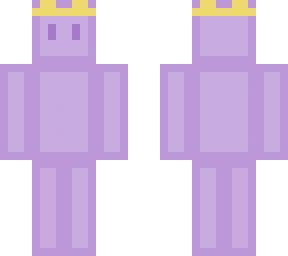 simple purple crown skin | Minecraft Skin