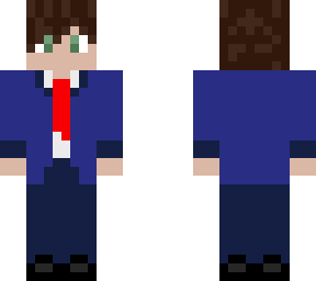 red hair suit and tie | Minecraft Skins