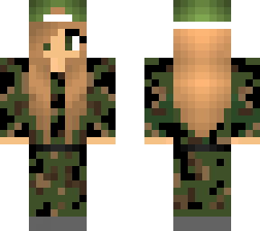 Army Girl | Minecraft Skins