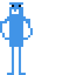 blue stickman | Minecraft Skin