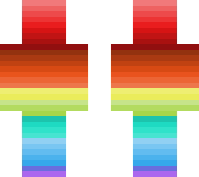 Fade rainbow | Minecraft Skin