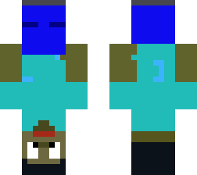 flipped steve | Minecraft Skin