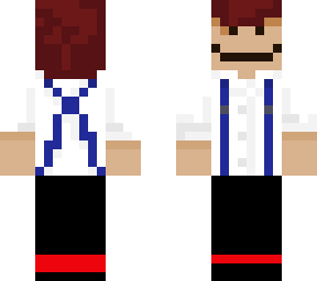 mullet man | Minecraft Skins