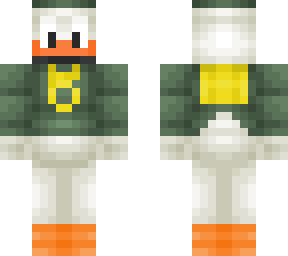 Puddles, The Oregon Duck with 3d pixels | Minecraft Skin