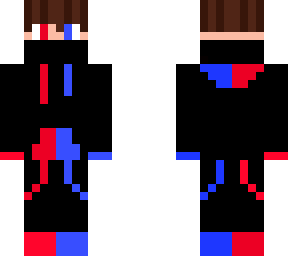 RED AND BLUE | Minecraft Skin