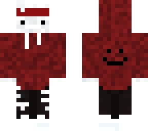 Red Smiley Face Hoodie | Minecraft Skin