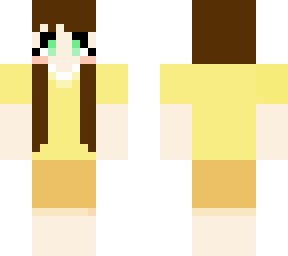 yellow girl | Minecraft Skin