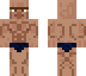 Body Builder Villager | Minecraft Skin