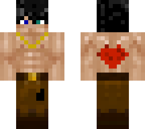 buff fluffy hair boy | Minecraft Skin