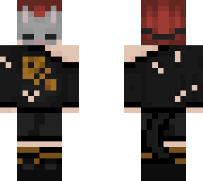 cat mask boy | Minecraft Skin