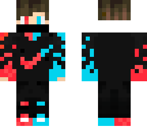 cool red and blue skin | Minecraft Skin