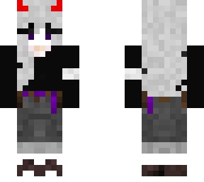 Emo Demon Grian Girl | Minecraft Skin