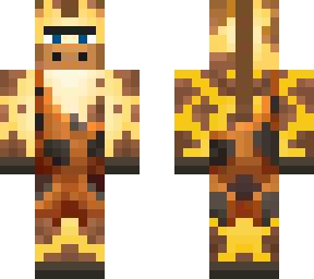 Giraffe caveman unibrow variant | Minecraft Skin