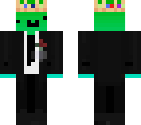 Green Man in Suit | Minecraft Skin