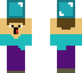 steve holding block | Minecraft Skins