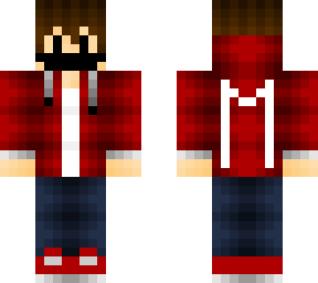 larslp skin with m and mask | Minecraft Skin