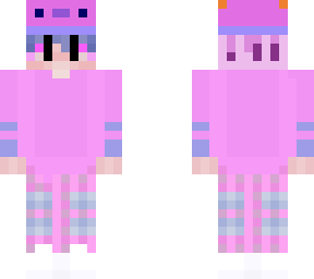 Pink axolatol eboy skin | Minecraft Skin