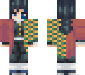 Tomioka Demon Slayer Mark | Minecraft Skin
