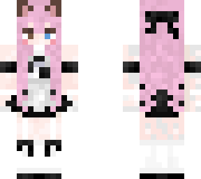 Anime girl minecraft skin layout - forallbxe