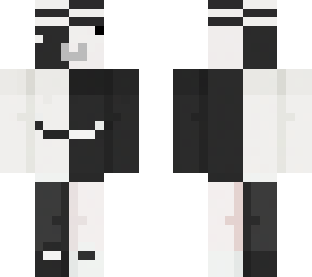 Black White Dream Mask Owo Uwu Team Bbh Eboy Egirl Minecraft Skins