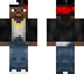 Black gangsta steve | Minecraft Skin
