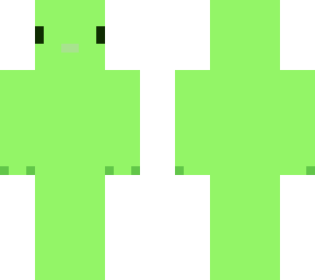 Green Axolotl | Minecraft Skin