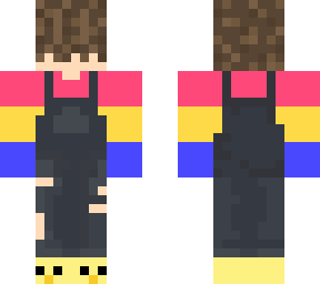 Pan***ual trans skin | Minecraft Skin