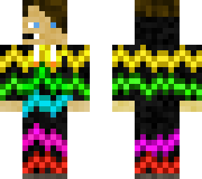 rainbow gamer boy | Minecraft Skin