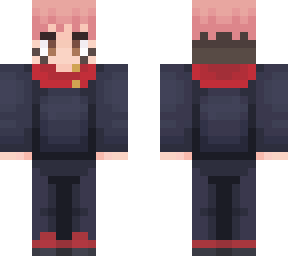 Yuji Itadori 4px | Minecraft Skin