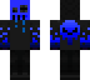 blue skeleton | Minecraft Skin